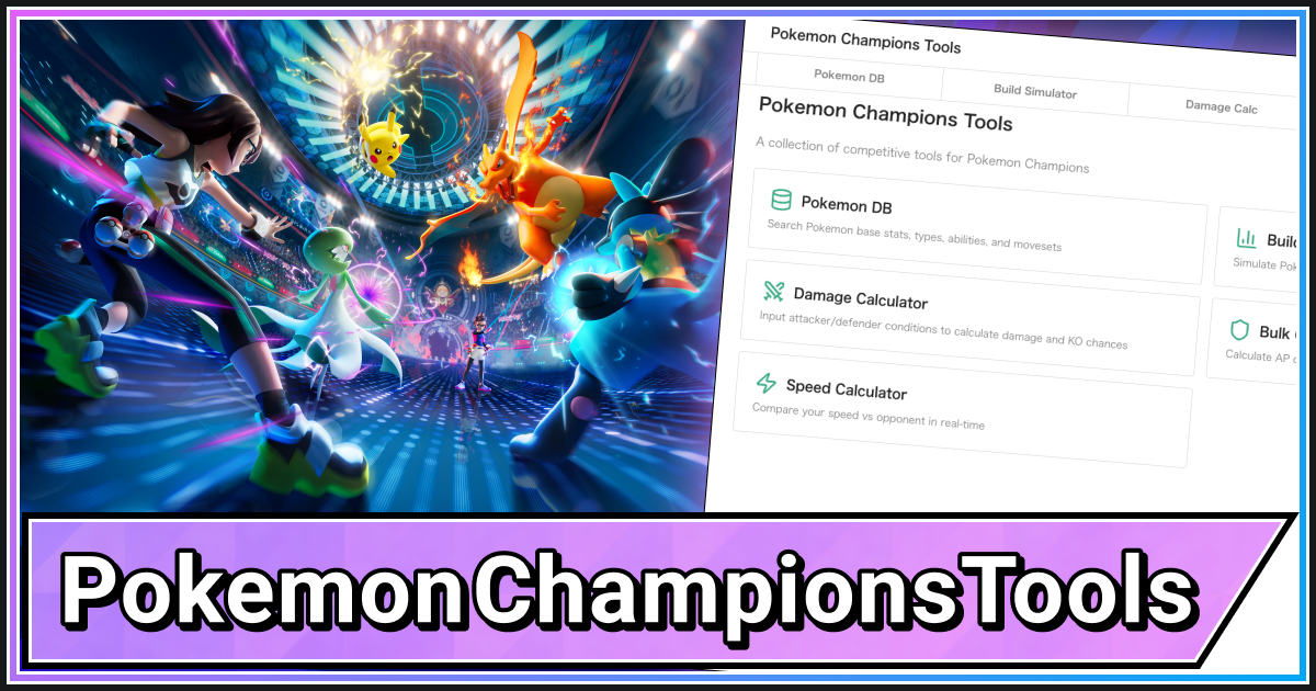 Pokemon-Namenssuche | Pokemon Champions Werkzeuge